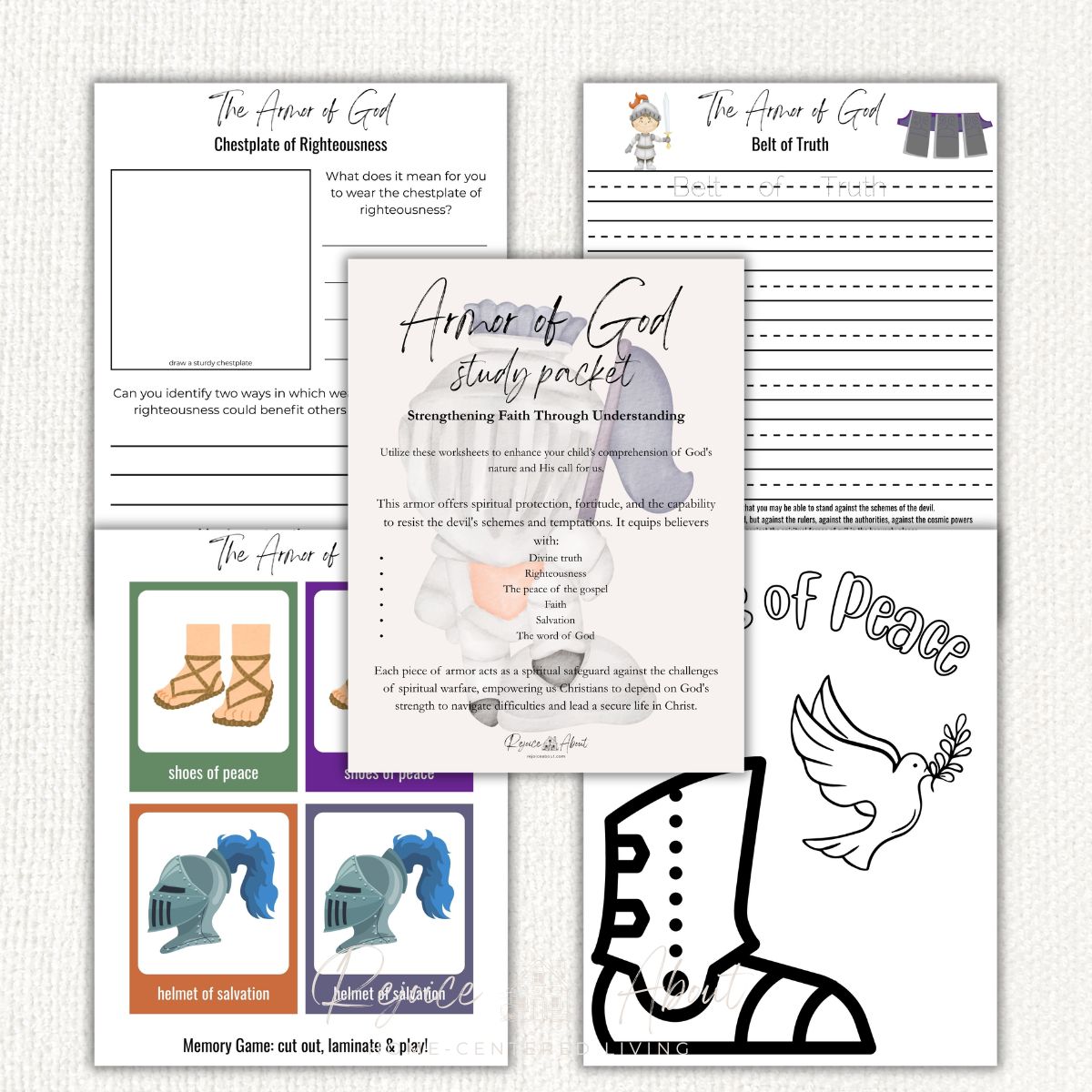 Armor of God Bible Study for Kids – Printable Lesson & Activity Pack ...